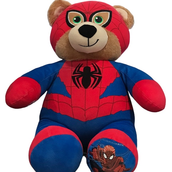 Build-A-Bear | Toys | Marvel Spiderman Build A Bear Plush Bear | Poshmark